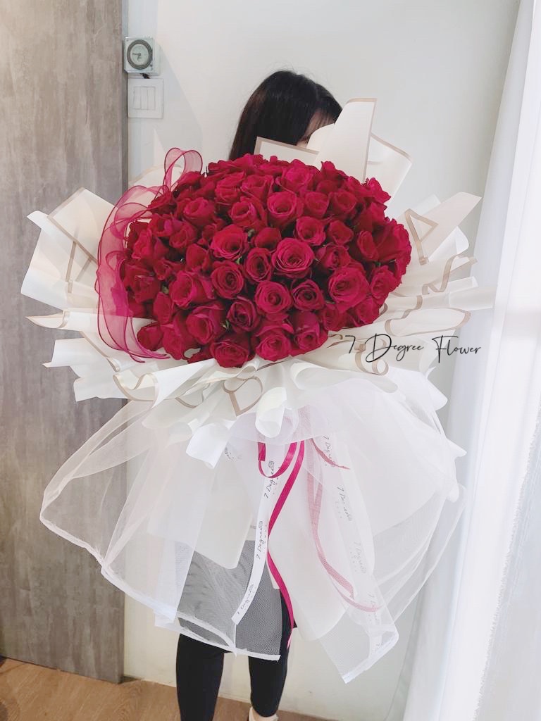 Proposal Marry Me 99 Roses – 7 Degree Flower